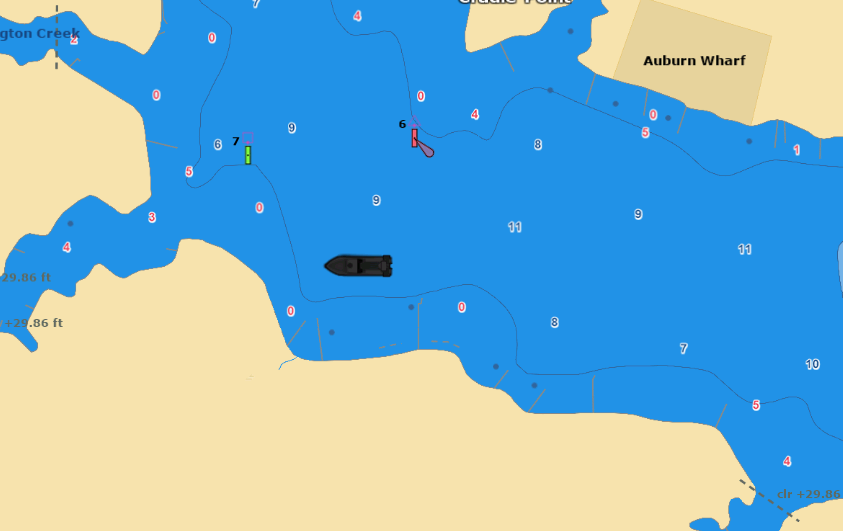 A windy day in Mobjack Bay – MV Privateer